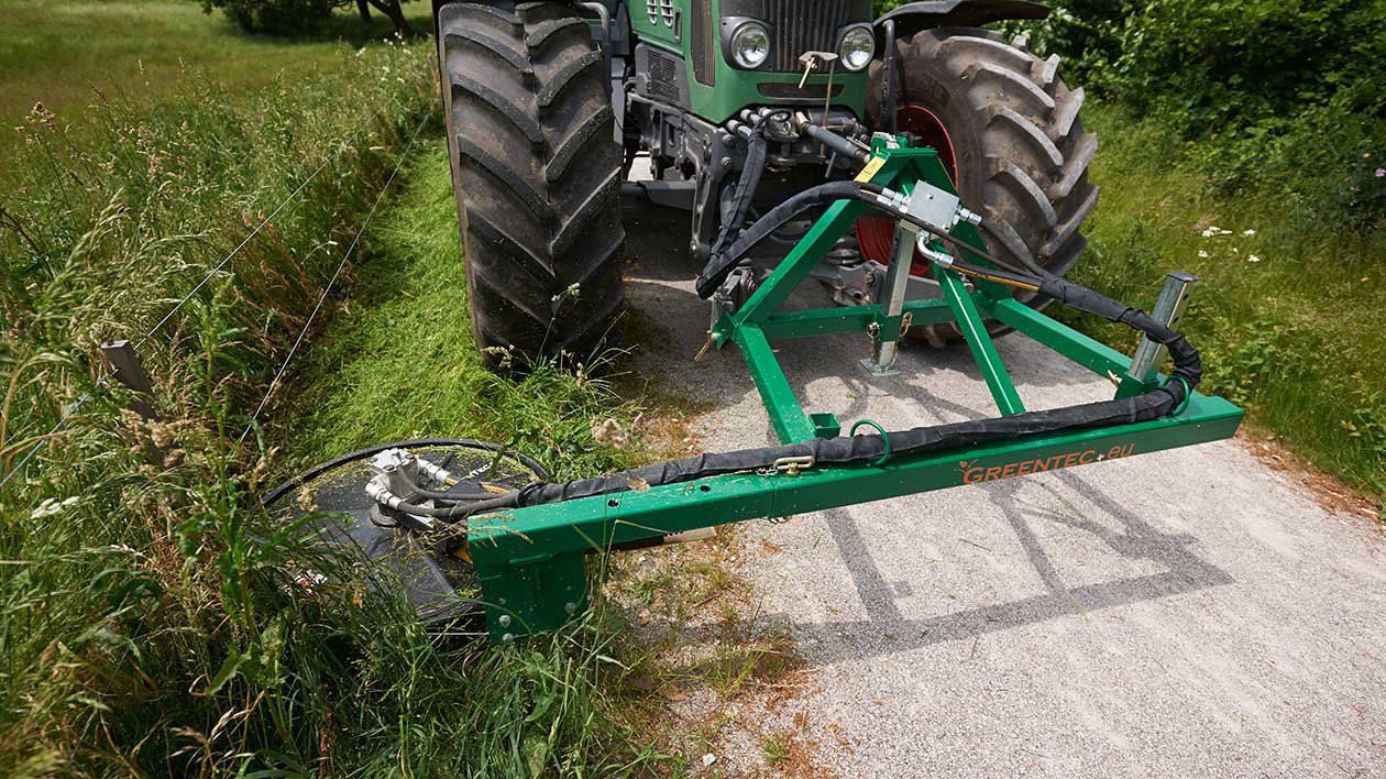 Mounted mower - RI 60, RI 80 - GreenTec A/S - disc / folding