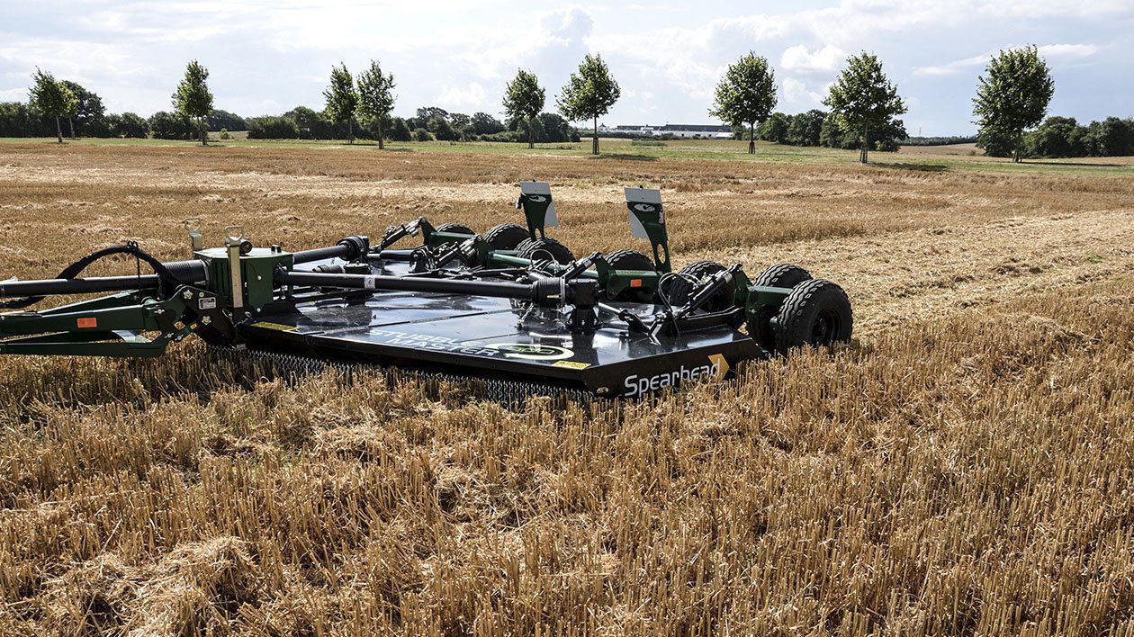 Agricultural rotary cutter - STUBBLE MASTER 500 - GreenTec A/S - rear-mount