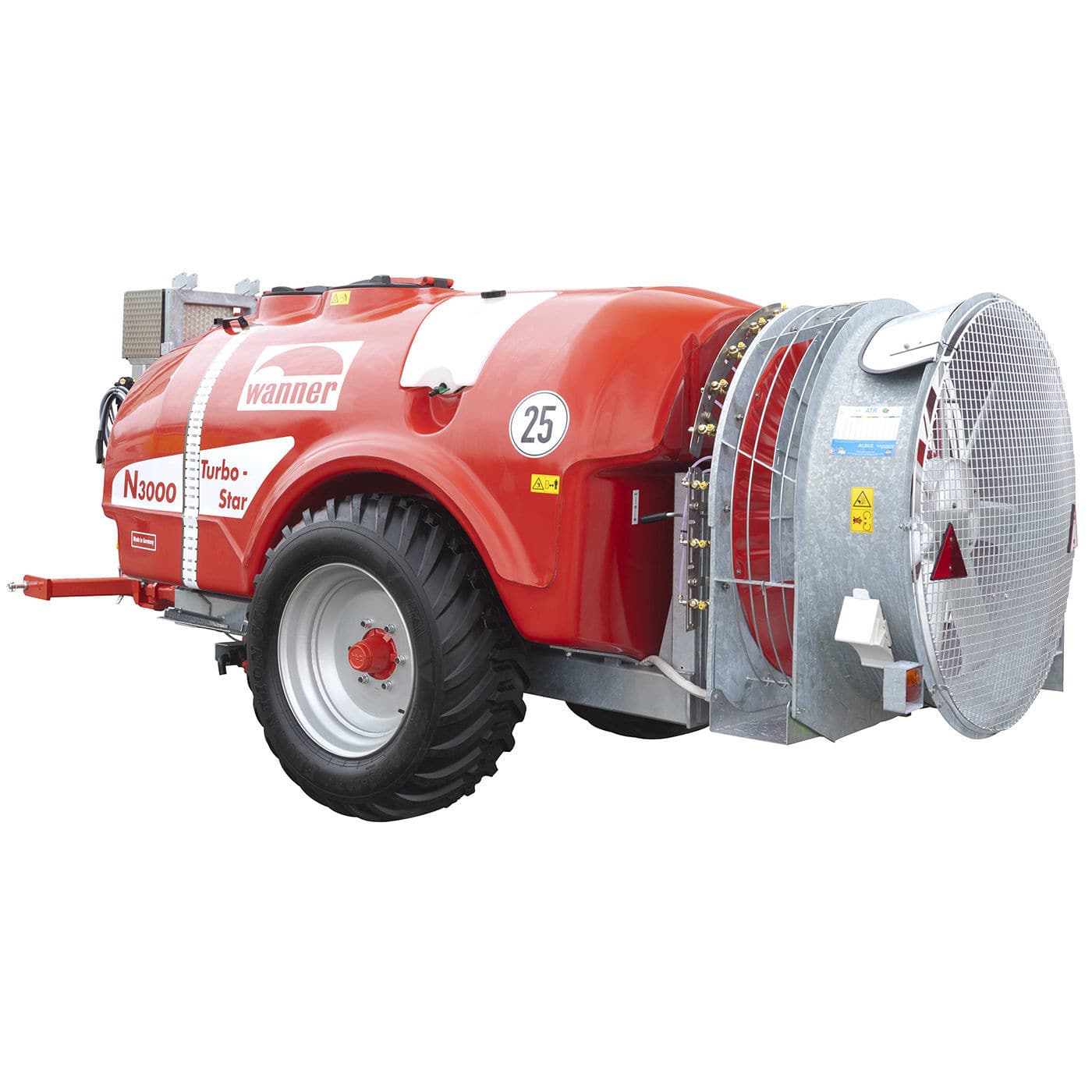 Towed agricultural atomizer - N42A/3000-140 GRP - Hans Wanner GmbH ...