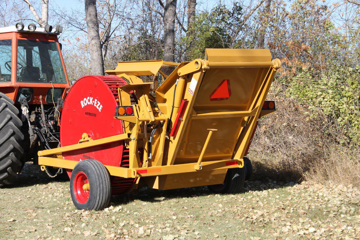 Tractor rock picker - 3106 ROCK-EZE - Haybuster Agricultural Products ...