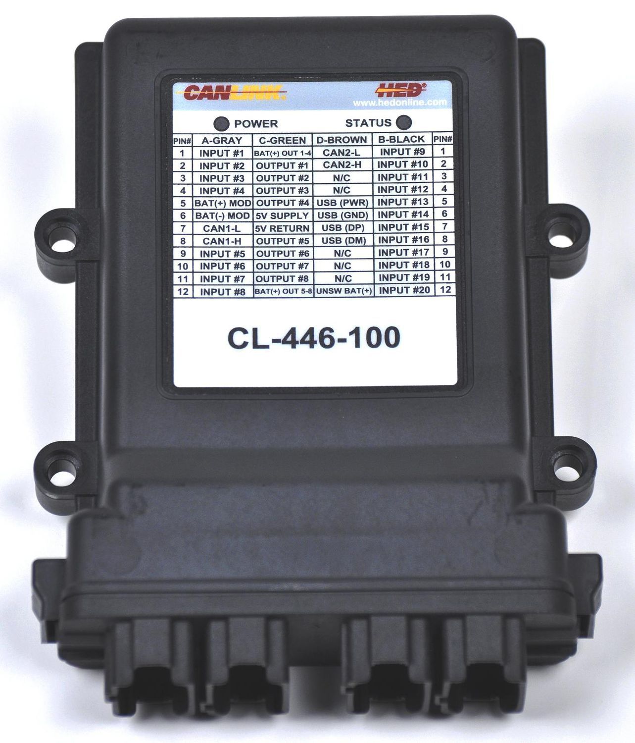 CAN-Bus ECU - CL-446-101 - HED Inc. - programmable