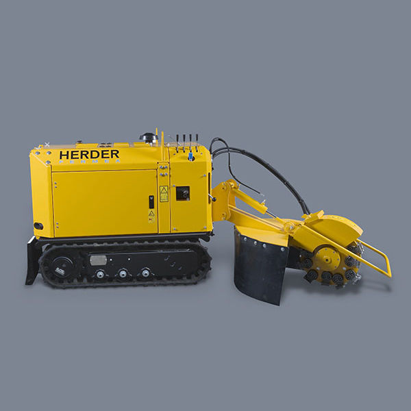 Vertical stump cutter - SCT-410H - Herder B.V. - walk-behind / diesel ...
