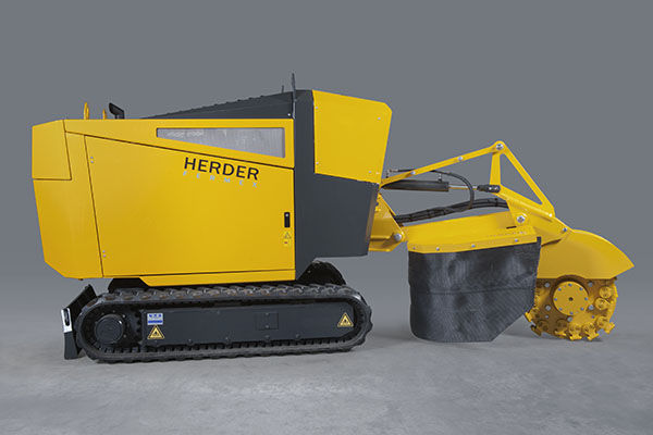 Vertical stump cutter - SCT-550H - Herder B.V. - walk-behind / diesel ...