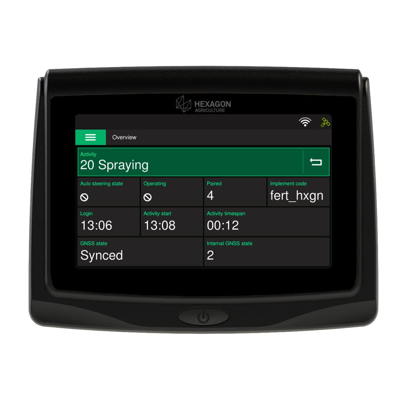 Harvesting monitoring system - Hexagon Agriculture - real-time