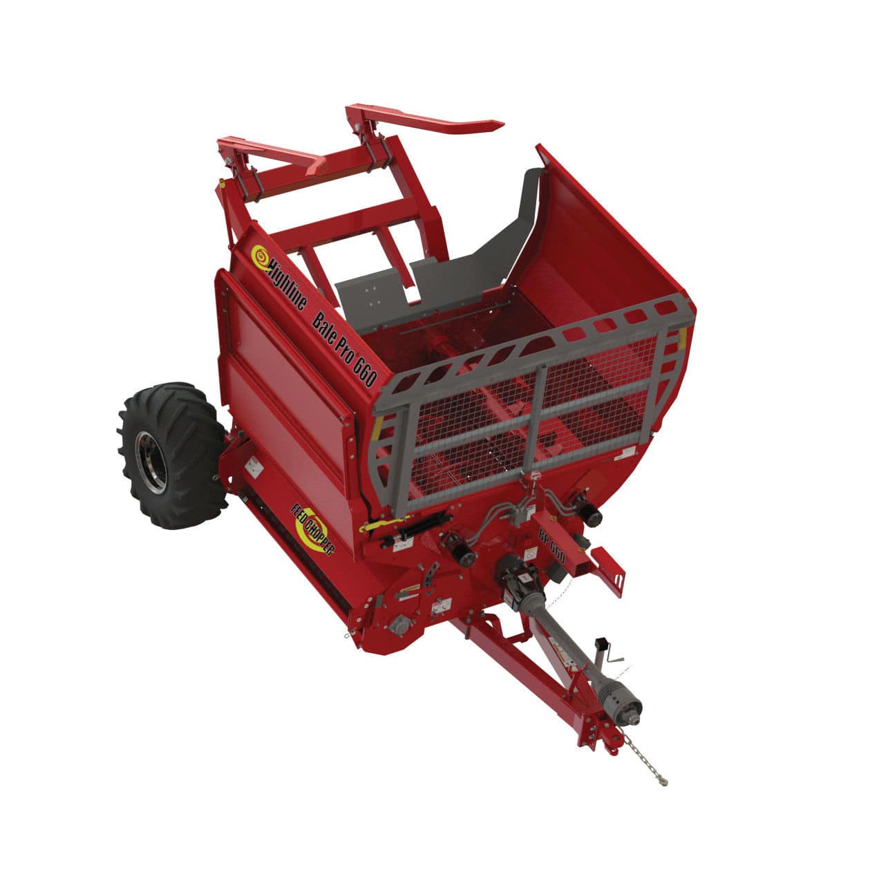 Towed bale processor - BP 660 Pro® - Highline Manufacturing - for round ...