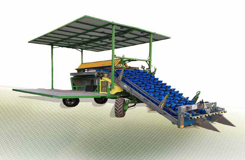 Vegetable harvester machine - SLIDE ENDIVIA - HORTECH Srl - self ...