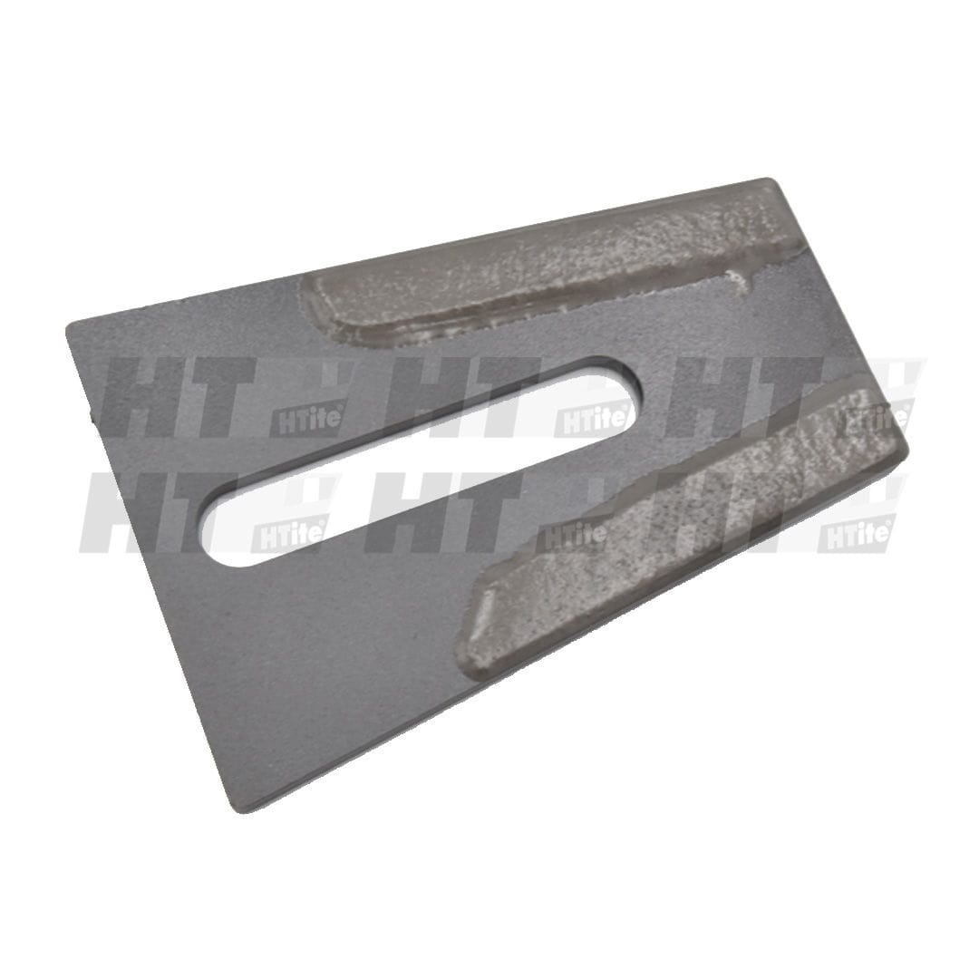 Steel scraper - 11061A - HT Srl - carbide / rectangular / for packer roller
