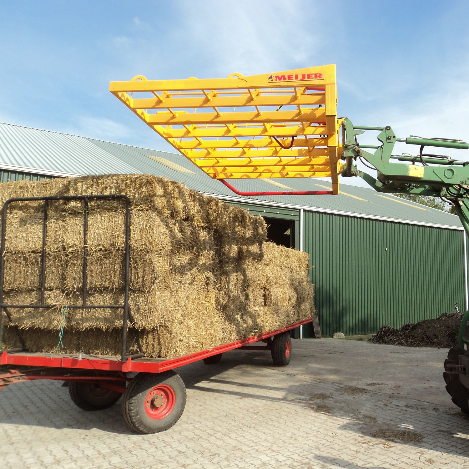 Rectangular bale loader - KM 16 - Meijer Holland