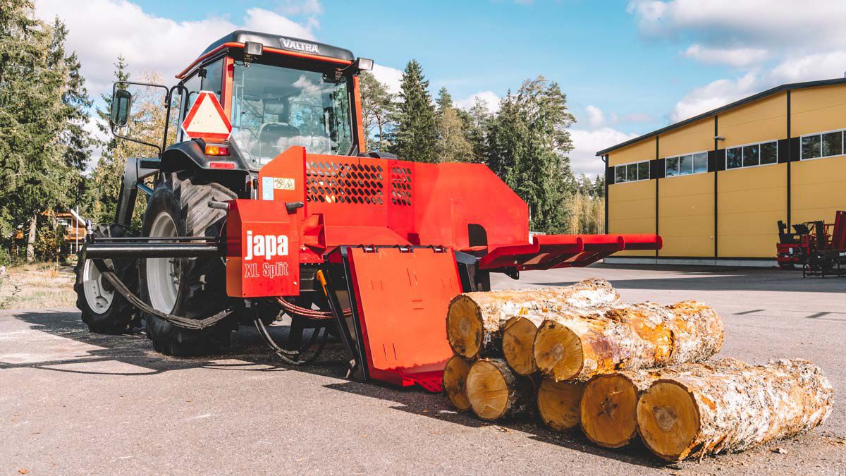 Hydraulic log splitter - XL-Split - JAPA - horizontal / tractor-mounted ...