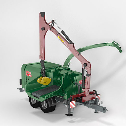 Towed wood chipper - HEM 561 DQ - JENZ GmbH Maschinen- und Fahrzeugbau ...