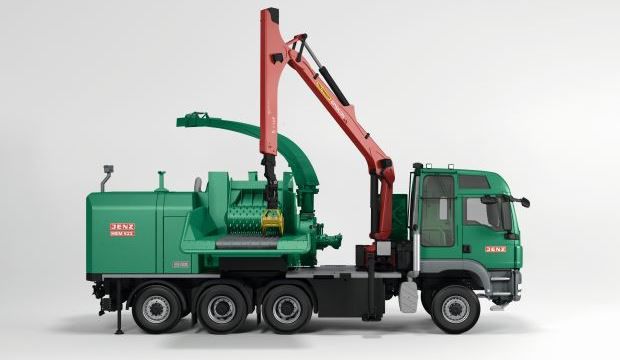 Truck-mounted wood chipper - HEM 922 DQ-Truck - JENZ GmbH Maschinen ...