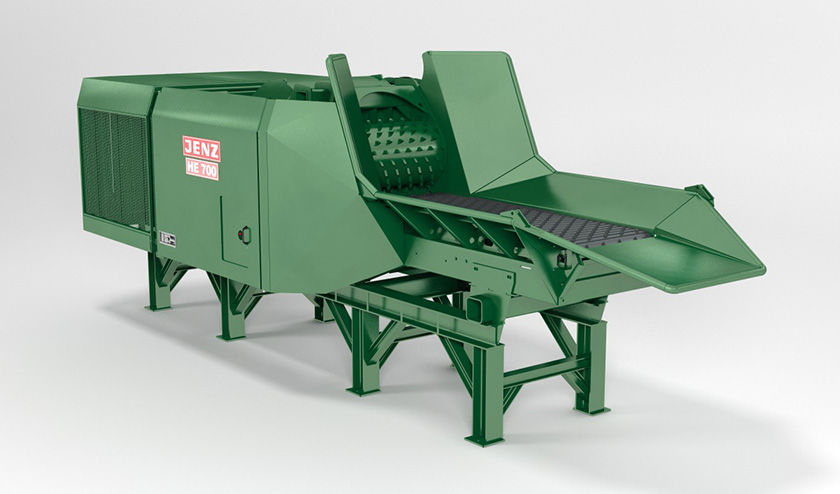 Stationary wood chipper - HE 700 StA - JENZ GmbH Maschinen- und ...