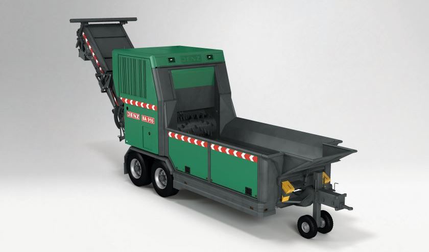 Towed wood chipper - BA 916 D - JENZ GmbH Maschinen- und Fahrzeugbau ...