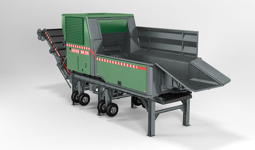 Stationary wood chipper - BA 725 E - JENZ GmbH Maschinen- und ...