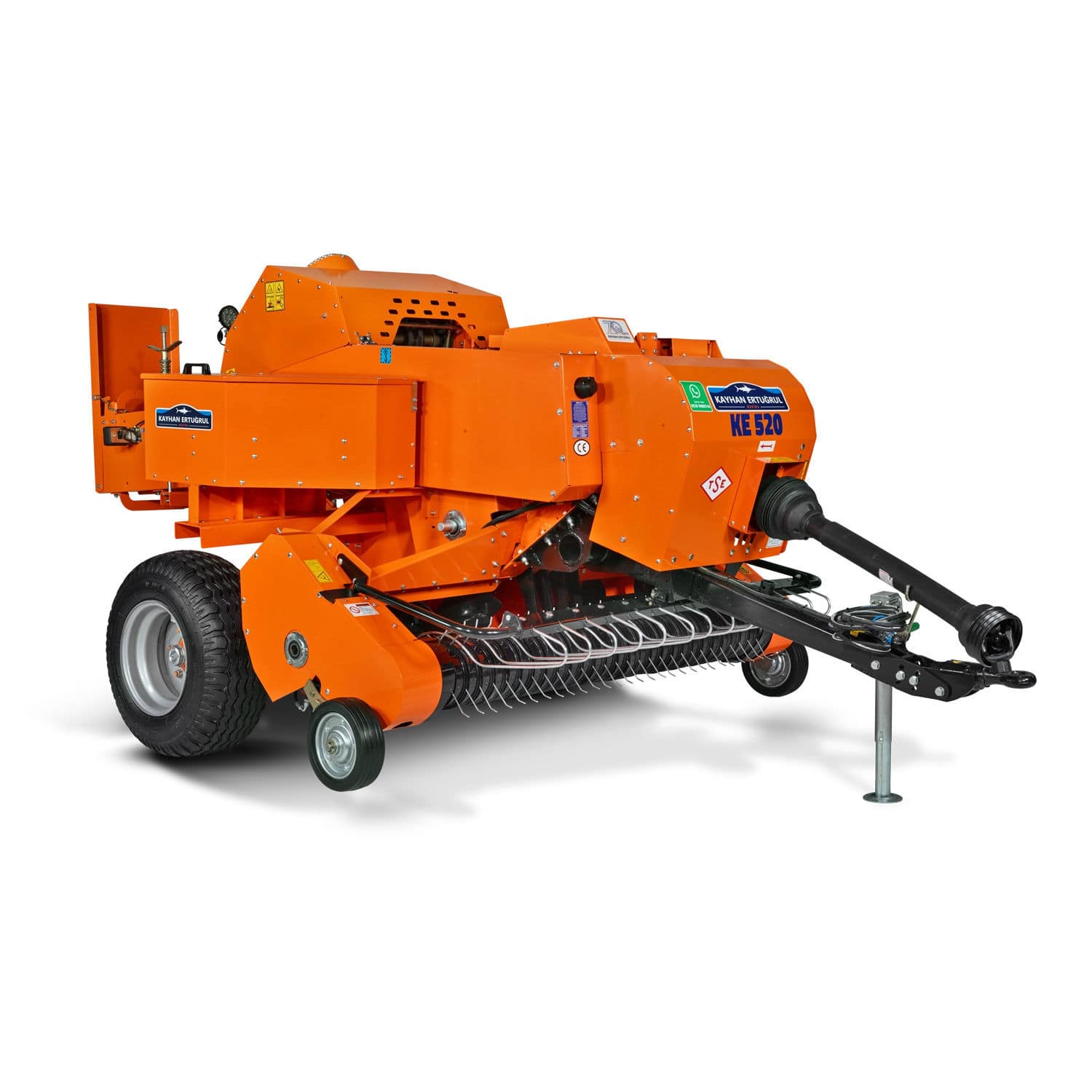 Square baler - KE 520 - Kayhan Ertugrul Makina - fixed chamber / large