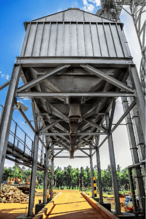 Grain silo - Kepler Weber Industrial S/A - metal / hopper