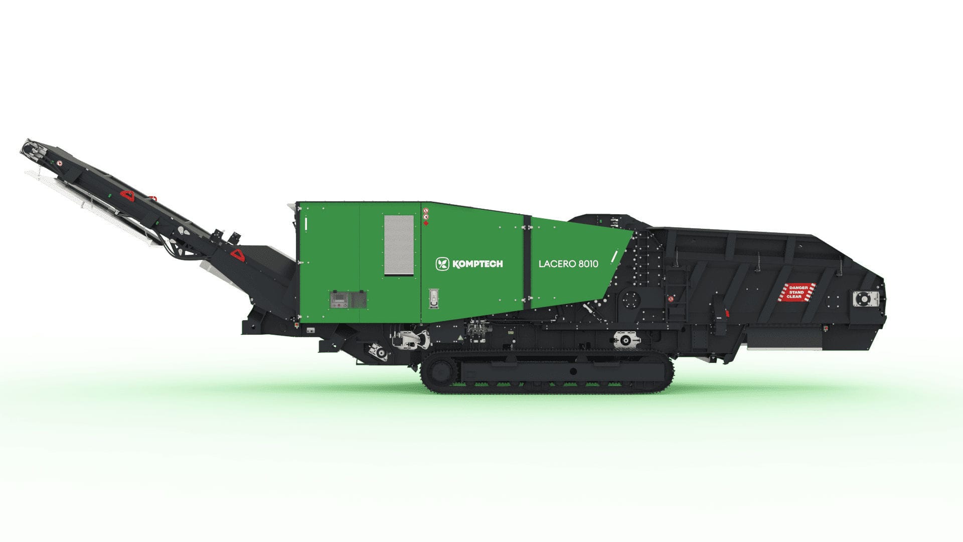 Self-propelled wood shredder - Lacero - Komptech GmbH - diesel / tracked