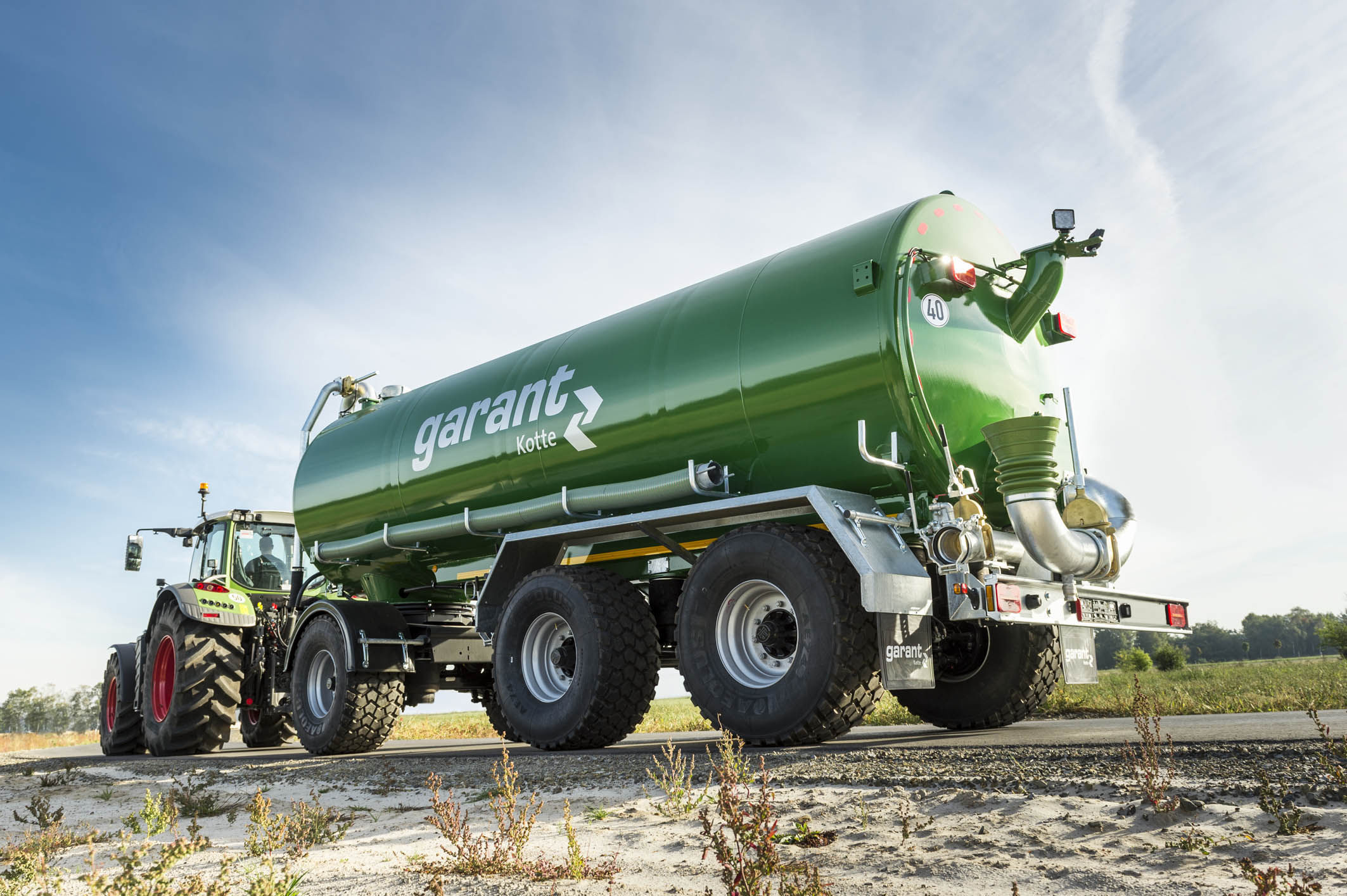 3-axle tank trailer - Kotte Landtechnik GmbH & Co. KG - semi-mounted