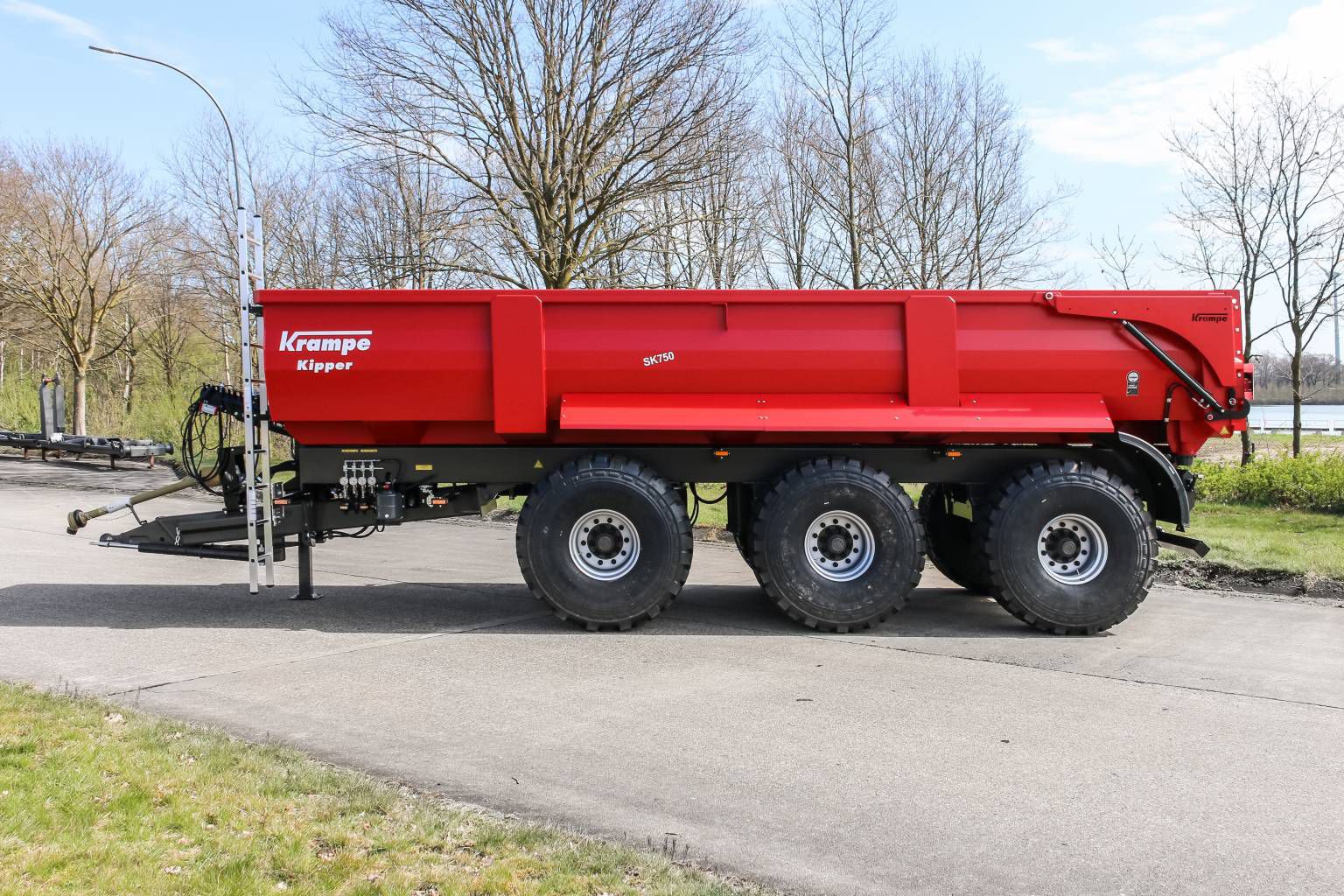 Tipping trailer - SK 750 - Krampe Fahrzeugbau Landtechnik und Metallbau ...