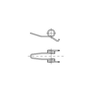Spring tine - 45 - La Spirale S.r.l. - for balers / universal / metal