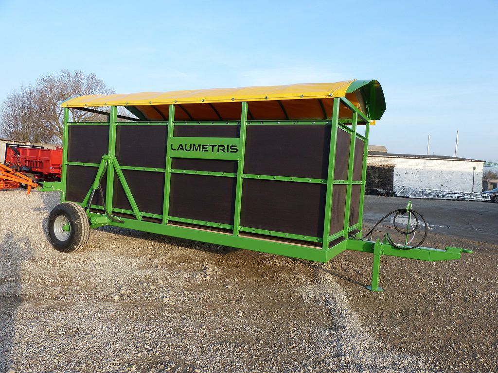 Cattle livestock trailer - PTL-G series - Laumetris Ltd. - single-axle
