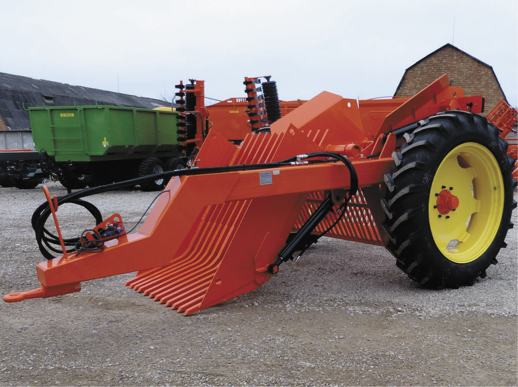 Tractor rock picker - LAR-1 - Laumetris Ltd. - unload to ground