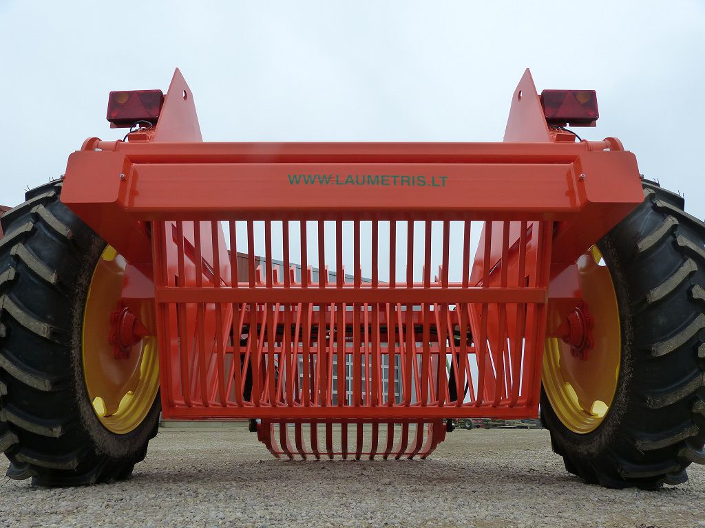 Tractor rock picker - LAR-1 - Laumetris Ltd. - unload to ground