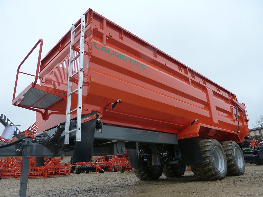 Dump trailer - PTL-P Series - Laumetris Ltd. - tandem axle ...