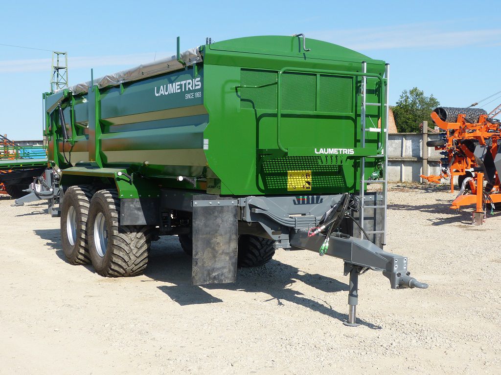Dump trailer - PTL-P series - Laumetris Ltd. - tipping / tandem axle ...