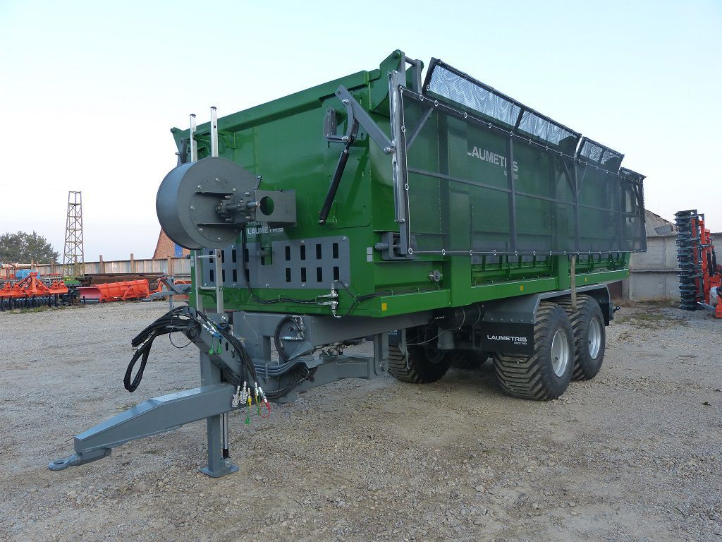 Dump trailer - PTL-20K - Laumetris Ltd. - tandem axle / silage / 16 ton