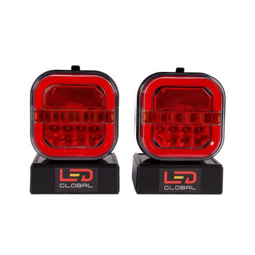 Rechargeable light - LG505 - LED Global - rear / position / steering