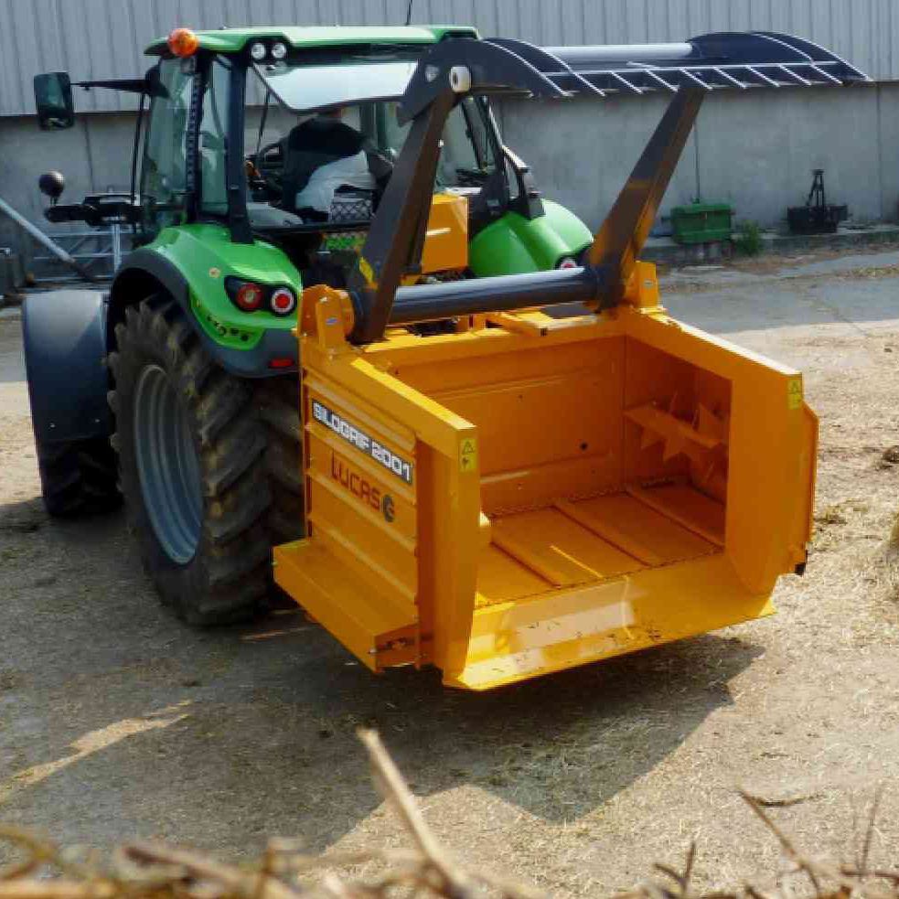 Feeding silage cutter - SILOGRIF - LUCAS.G - tractor-mounted