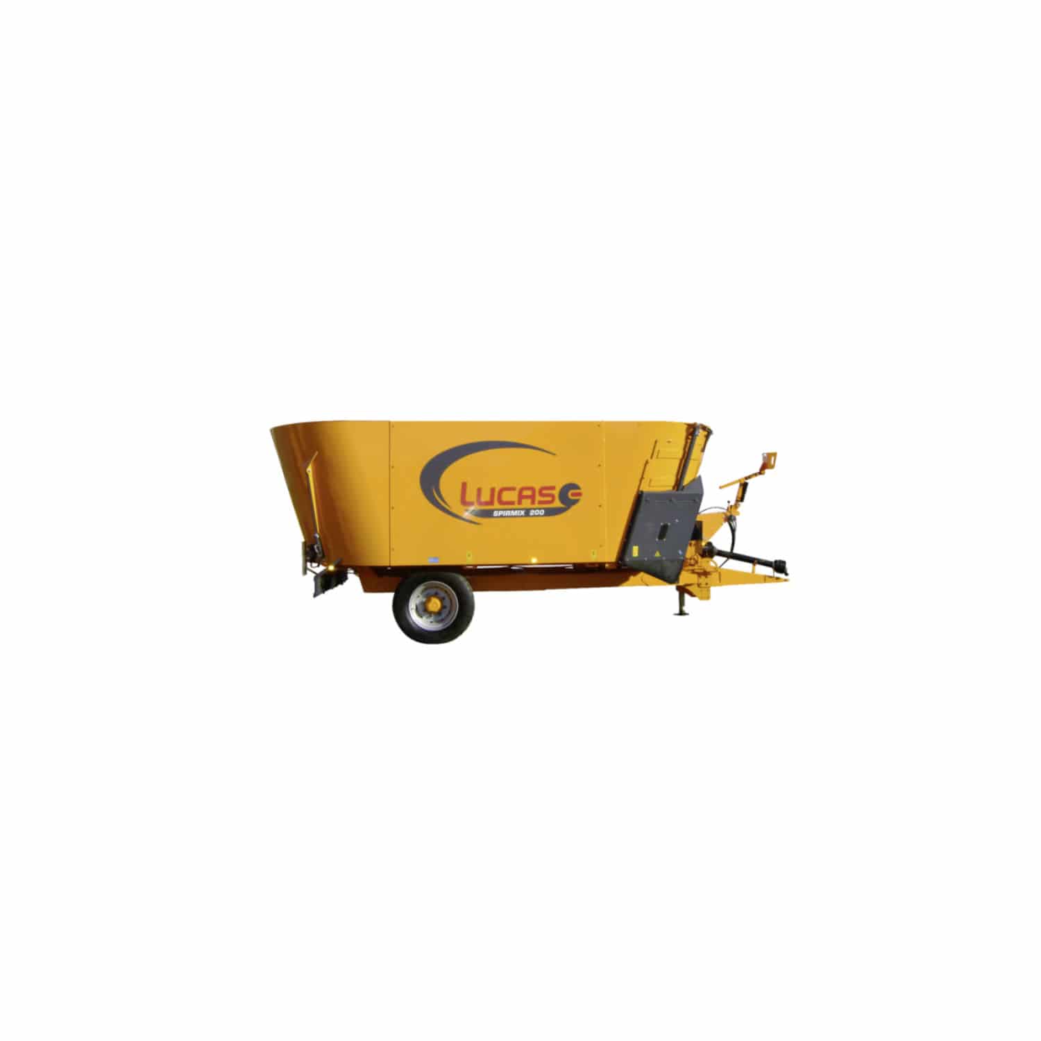 Vertical mixer - LUCAS.G - towed / 2-auger / PTO-driven