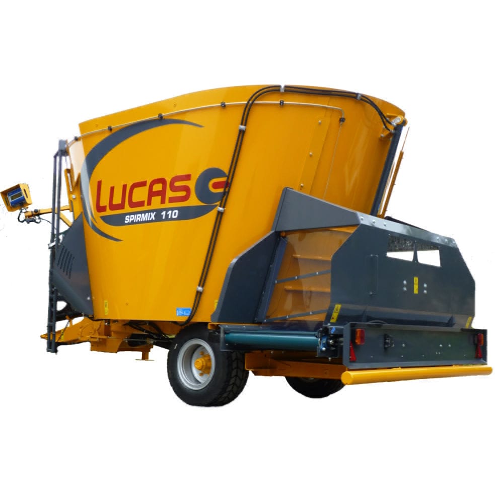 Vertical mixer - Spirmix L 11-13 - LUCAS.G - towed / single-auger ...