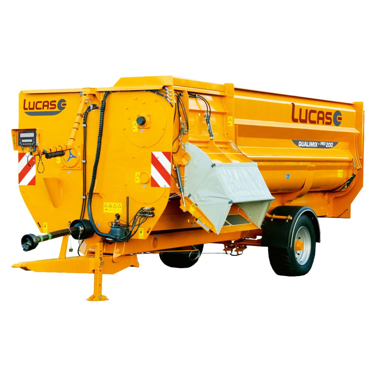 Horizontal feed mixer - QUALIMIX series - LUCAS.G - towed