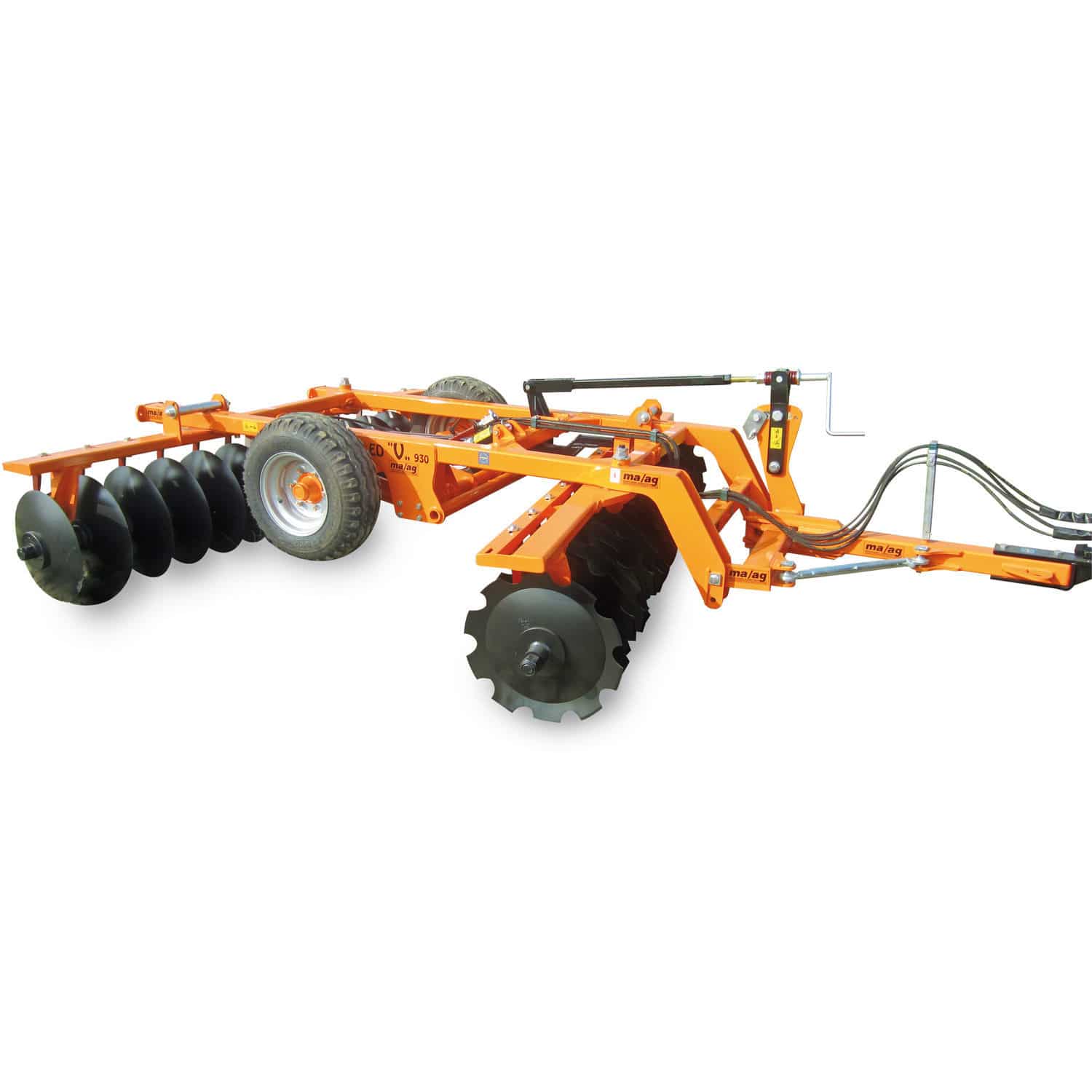 Towed disc harrow - EDV 930 series - MA / AG Srl - 2-section / offset ...