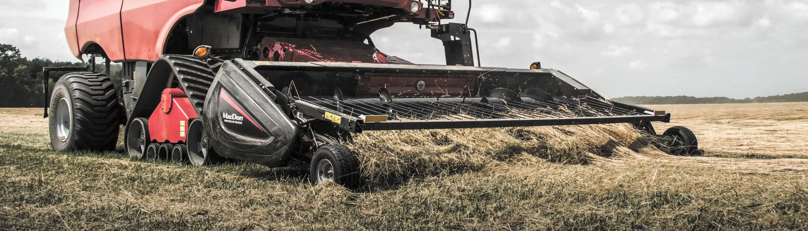 Cereal harvesting header - PW8 Series - MacDon Europe GmbH - clover ...