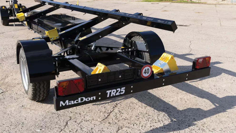 Hook lift trailer - TR Series - MacDon Europe GmbH - 2-axle / agricultural