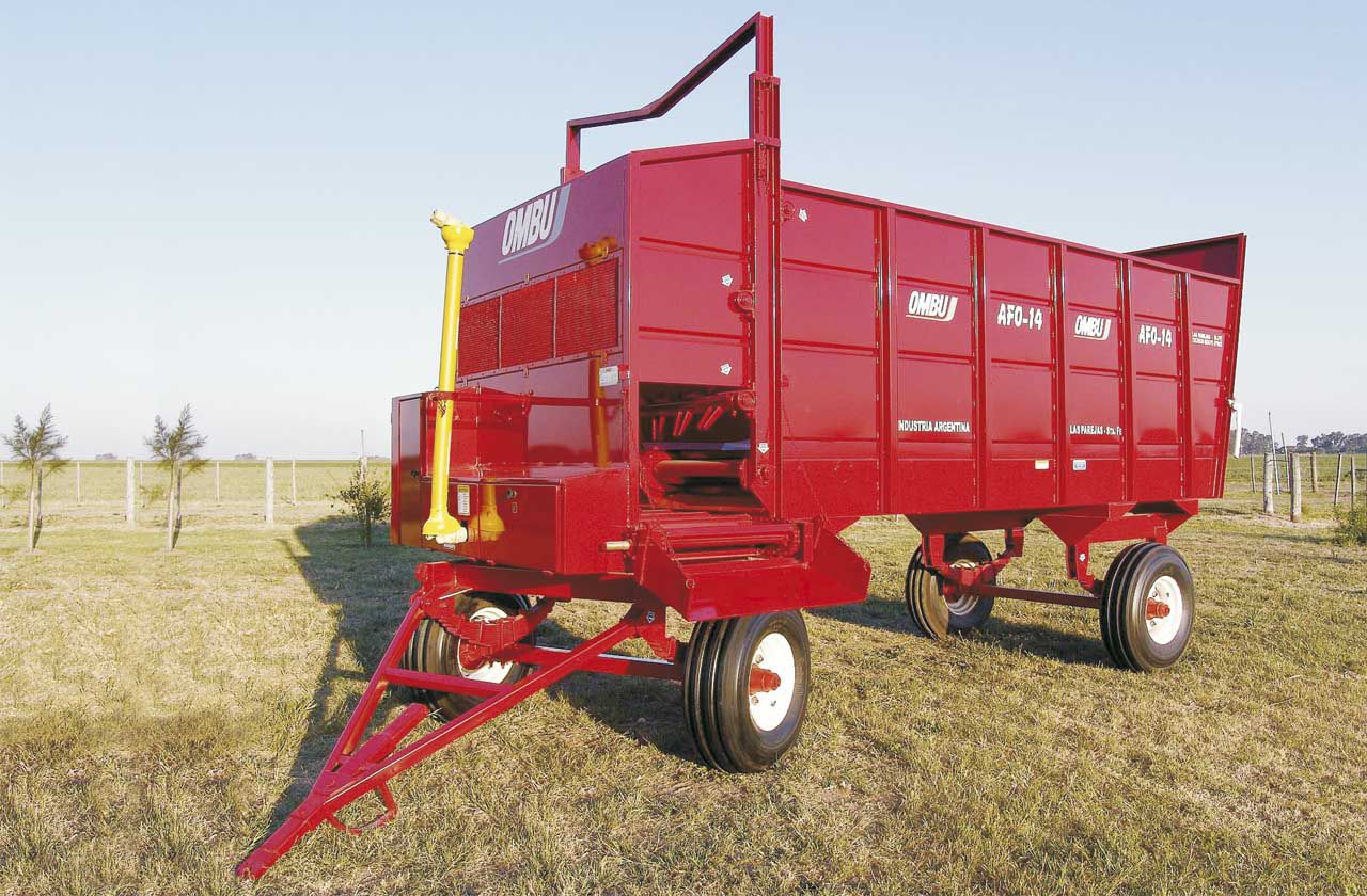 Loader wagon - Maquinas Agricolas Ombu SA - 2-axle / agricultural / forage