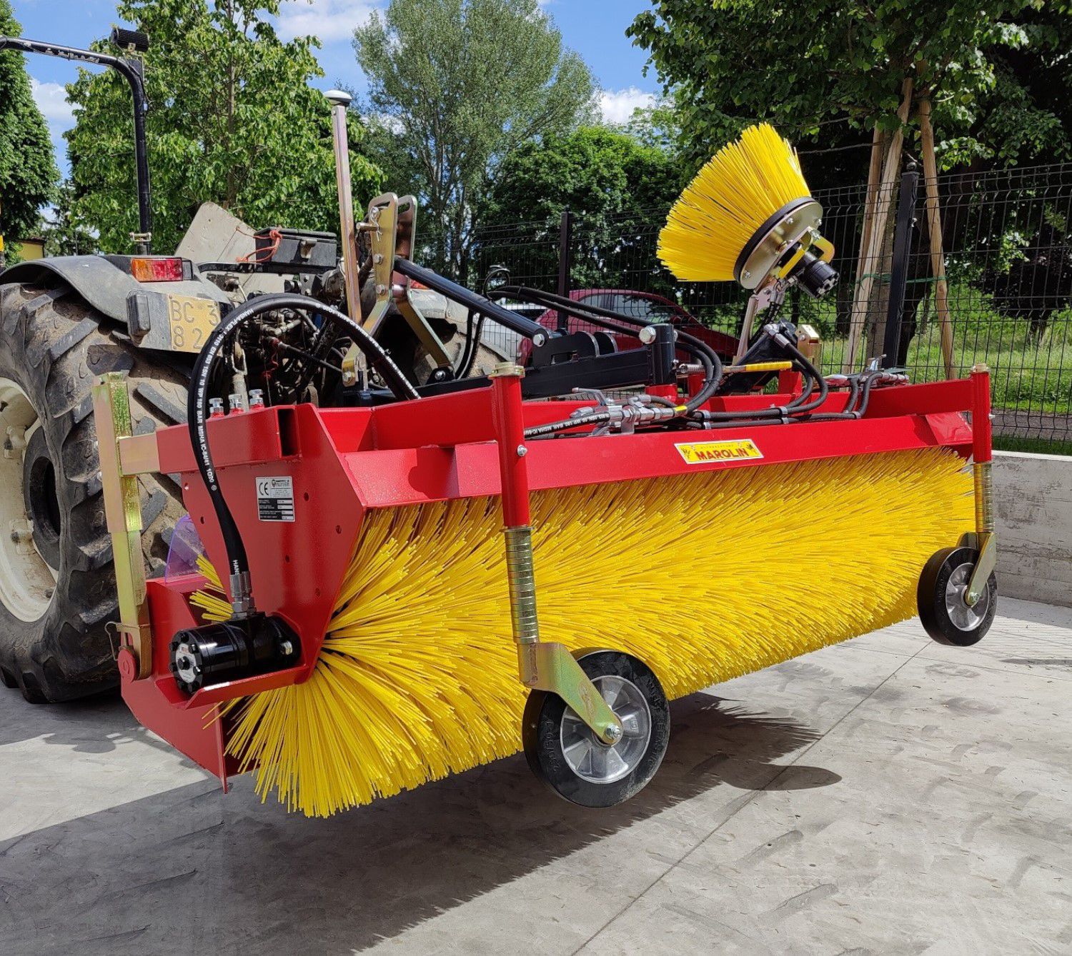 Mounted sweeper - MA SP 1800 - MAROLIN DECESPUGLIATRICI IDRAULICHE SRL - groundcare / barn ...