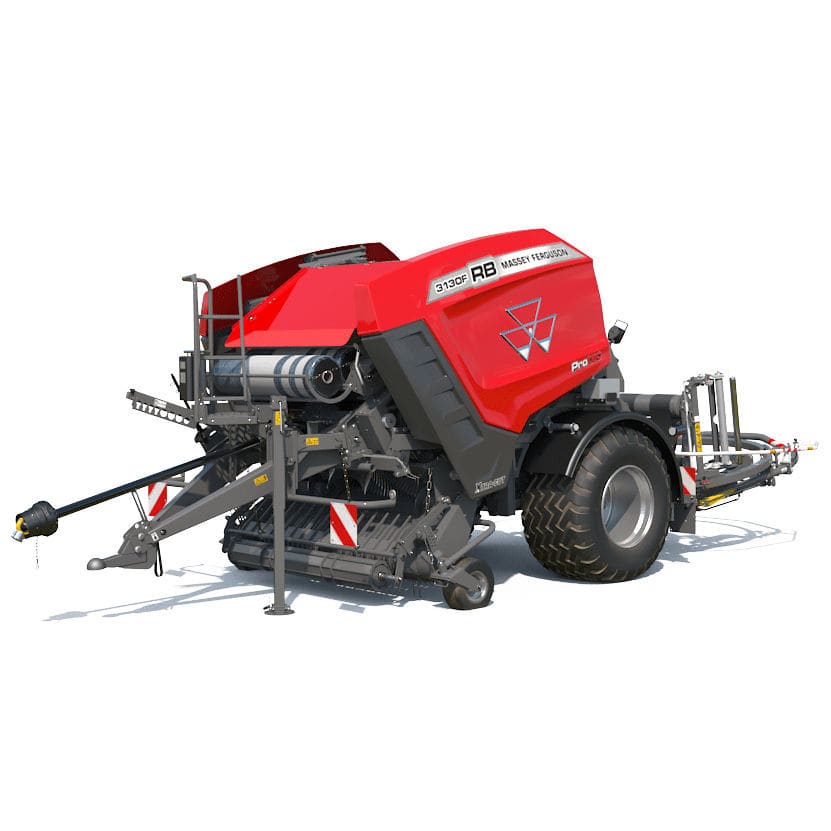 Round baler - MF RB 3130F PROTEC - MASSEY FERGUSON - fixed chamber ...