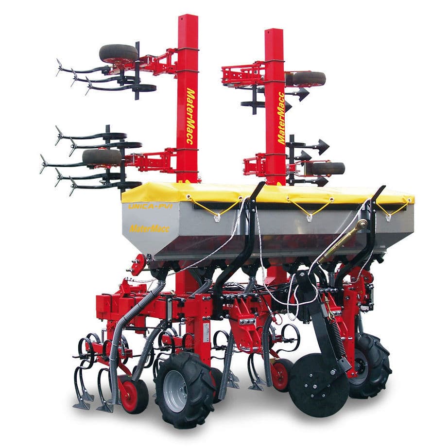 Mounted row crop cultivator - UNICA-PVI EASYSET series - MaterMacc S.p ...