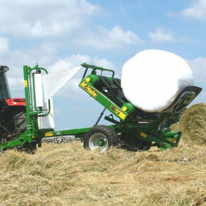 Individual bale wrapper - 991BE - McHale Engineering Ltd. - round ...
