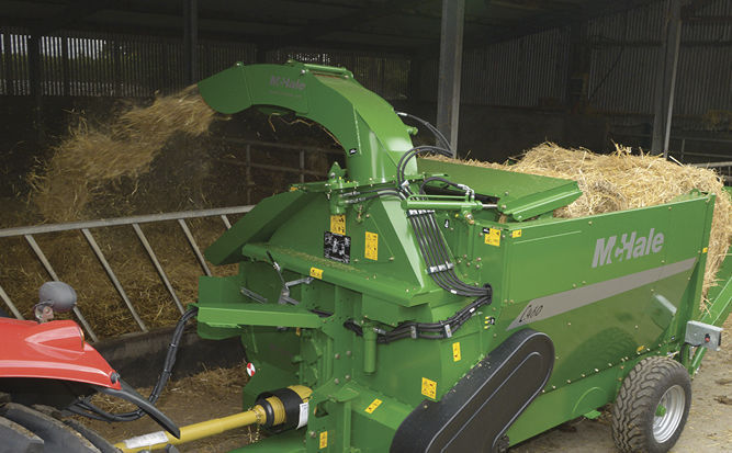 Trailed straw blower - C430 - McHale Engineering Ltd. - for round bales ...