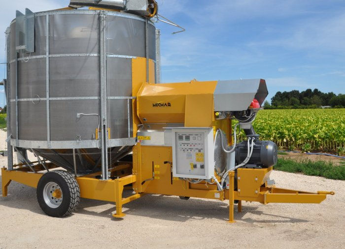 Grain dryer - S series - MECMAR S.p.A. - mobile / wheeled