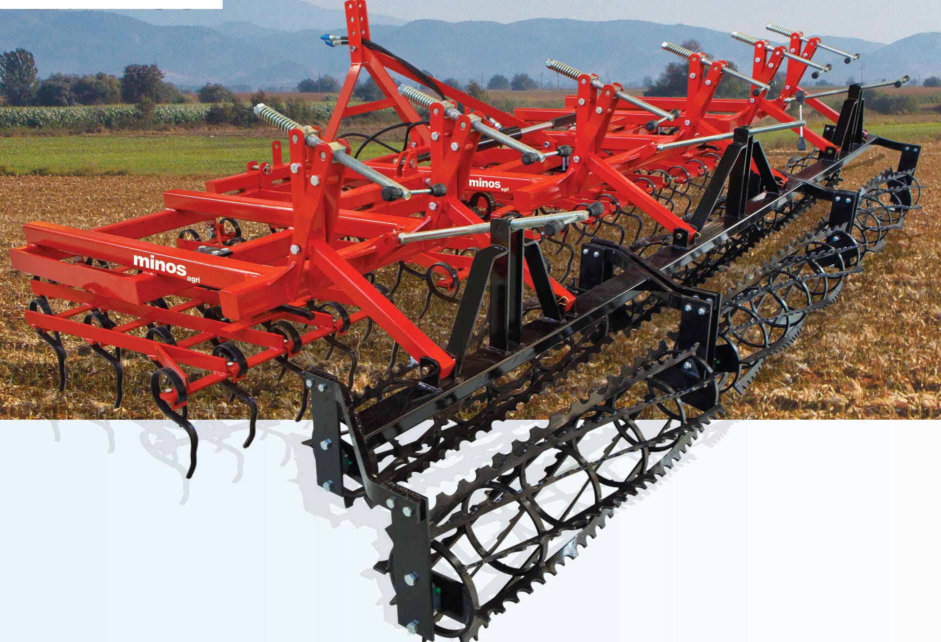 Spring tine harrow - Minos Agricultural Machinery