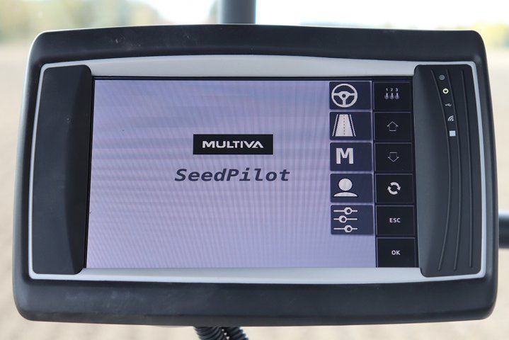 Seed monitoring control system - Multiva - Dometal Oy - ISOBUS / touch screen