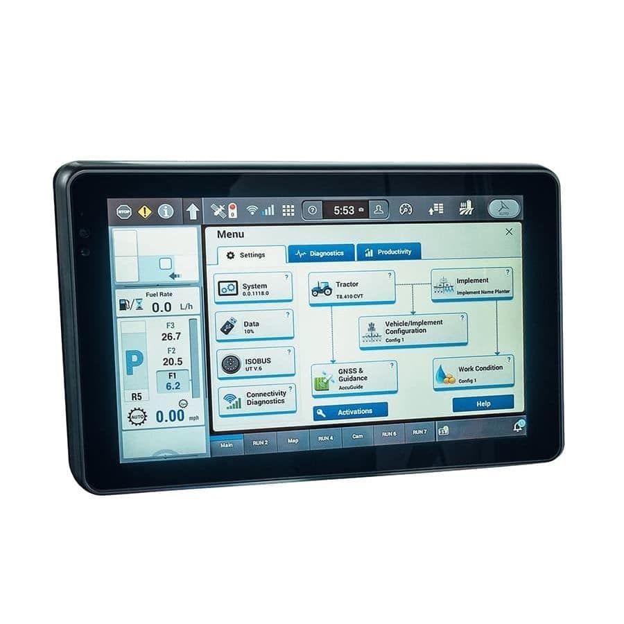 On-board monitor - IntelliView™ 12 - NEW HOLLAND - touch screen / digital