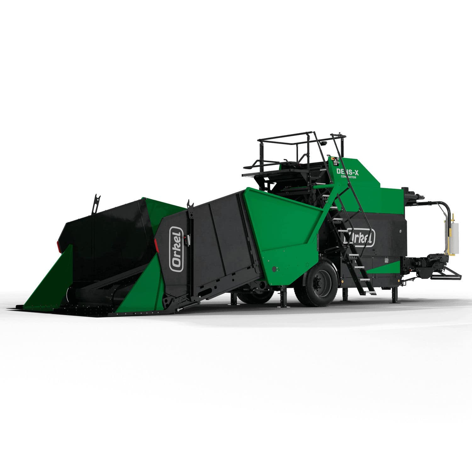 Round baler - Dens-X - Orkel AS - with bale wrapper / silage