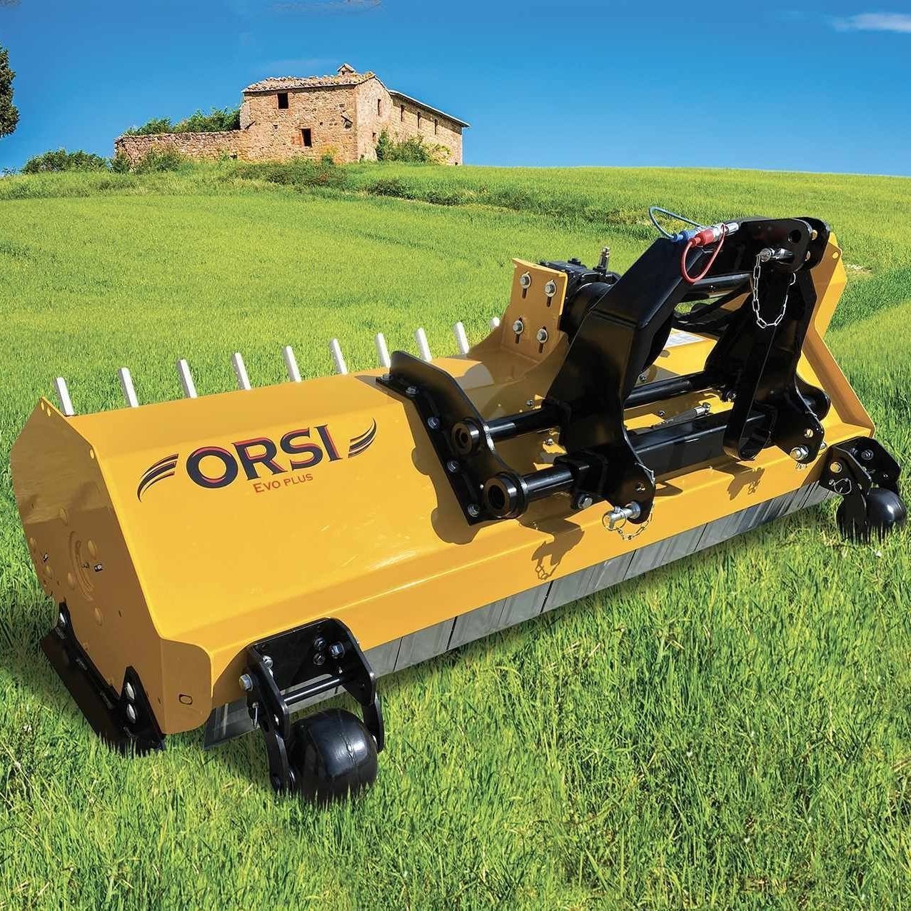 Rear-mount mulcher - EVO PLUS series - ORSI GROUP SRL - hammer / knife ...